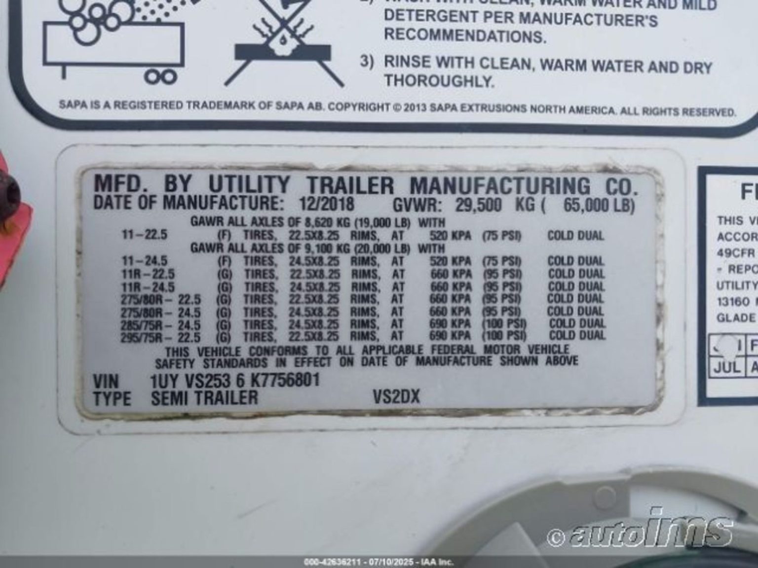 2019 Utility Trailer DRY VAN - Excel Trailers